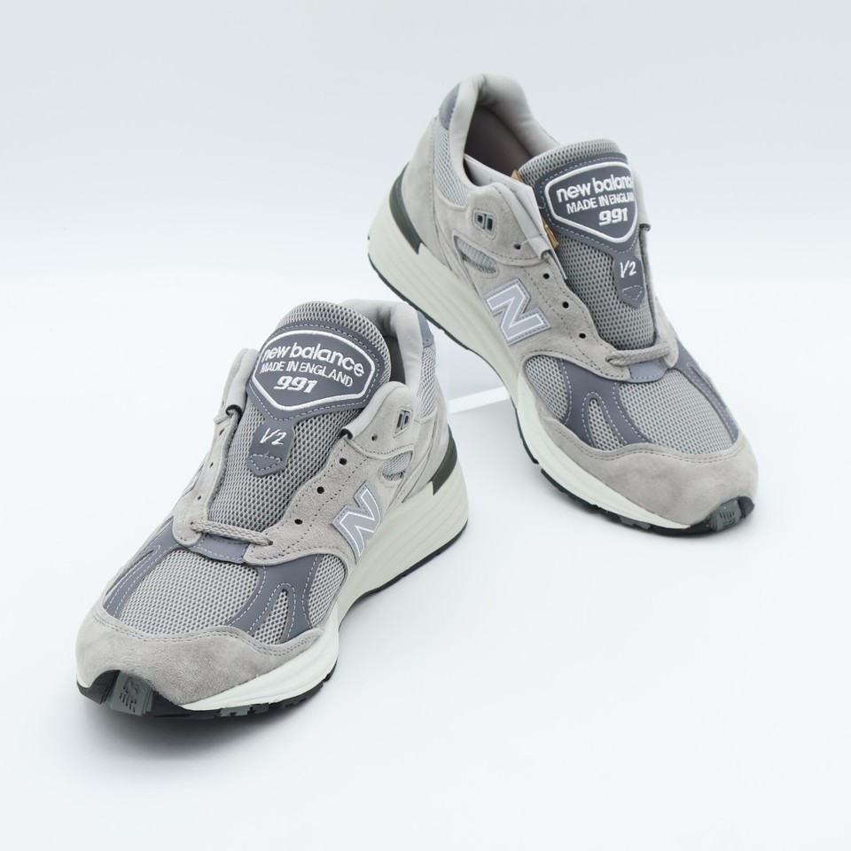 U991GL2 New Balance 991V2 Gray MiUK Rock Ridge Grey Dove Alloy Silver ...