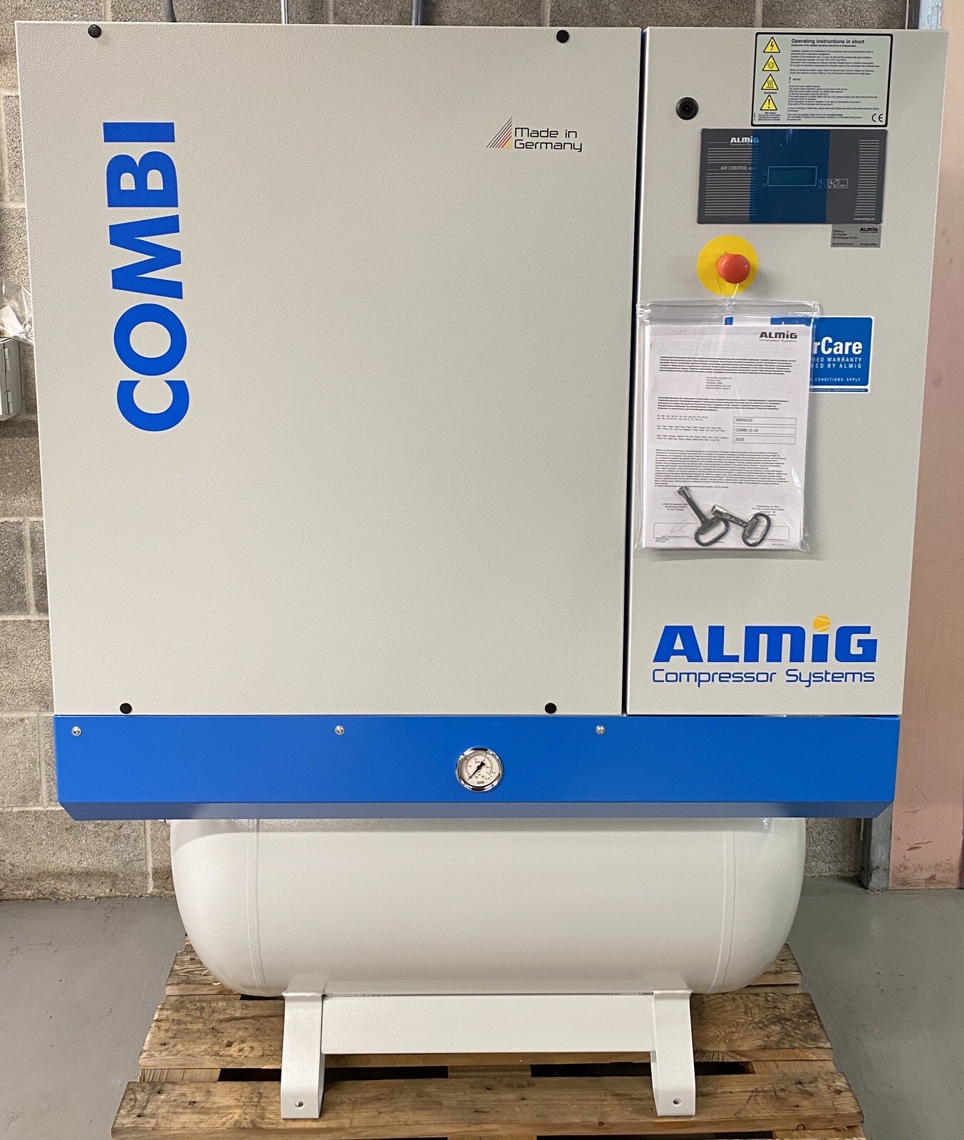 New Almig Combi 11 Receiver Mounted Rotary Screw Compressor + Dryer ...