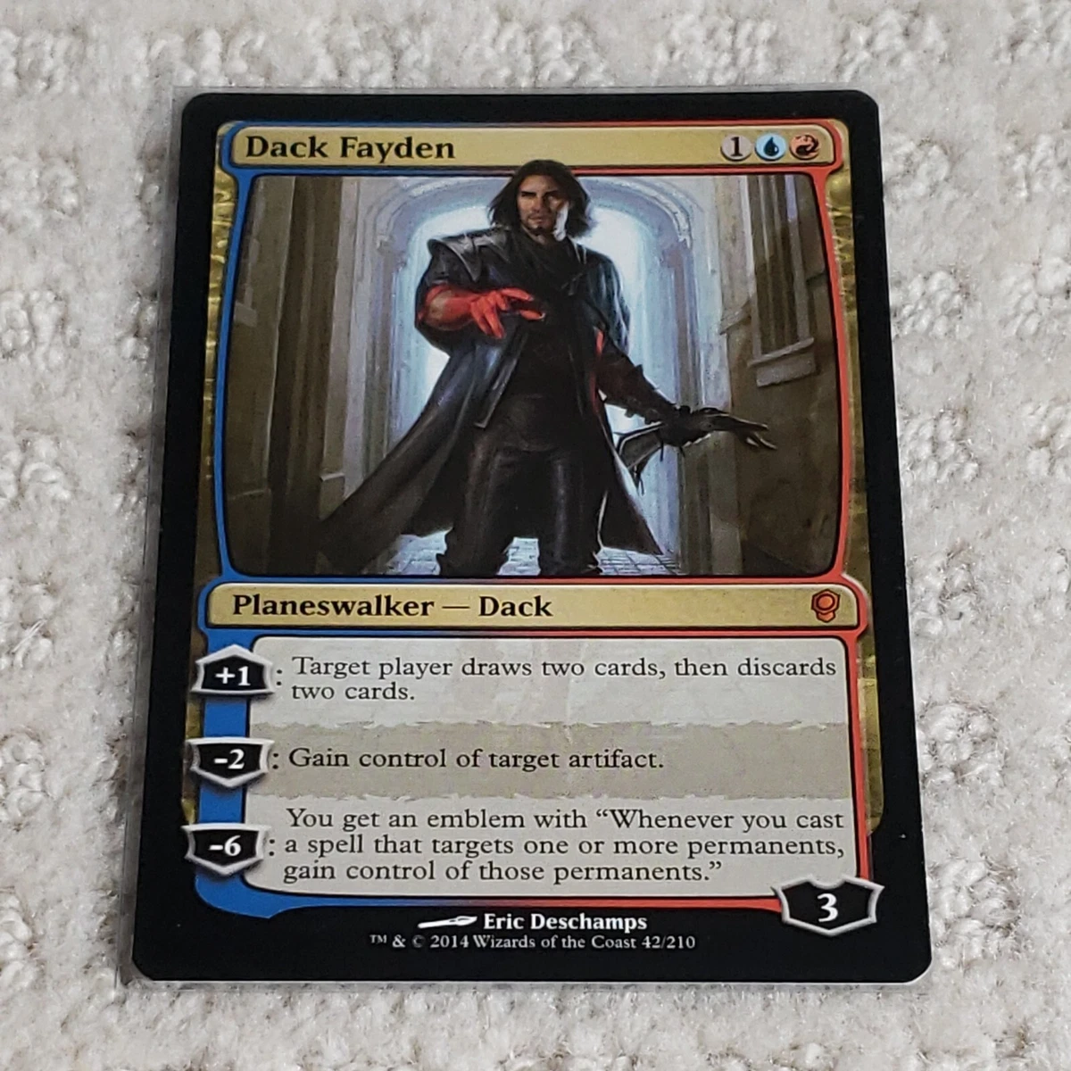 Dack Fayden Planeswalker Card
