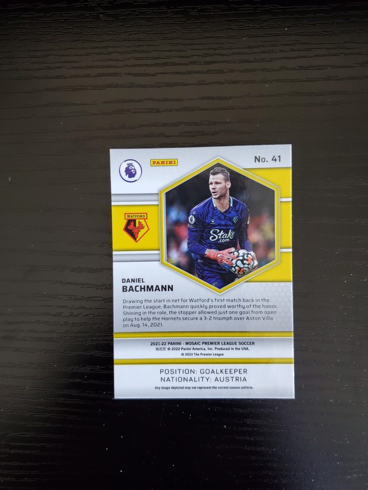 Daniel Bachmann - 2021-22 Mosaic EPL Premier League Rookie RC #41 | eBay