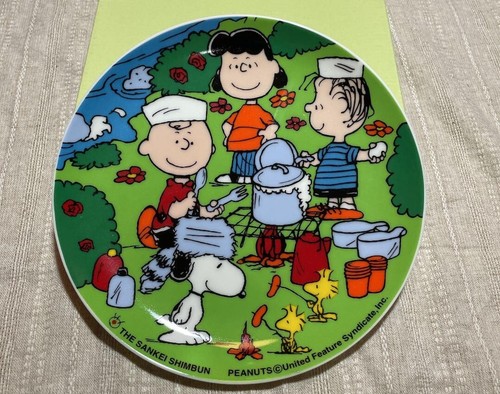 NEW RARE Not For Sale Item! PEANUTS SNOOPY Ceramic Plate JAPAN F/S | eBay