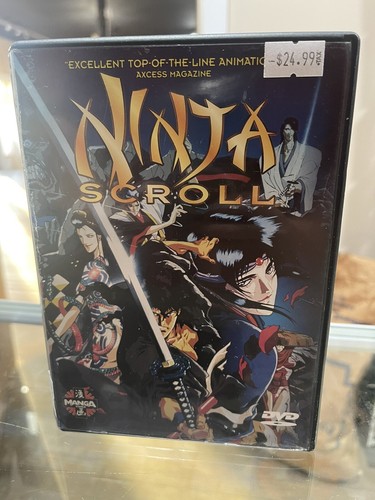 Ninja Scroll (DVD, 1998) Manga Video Anime HTF RARE OOP 44004761123 | eBay