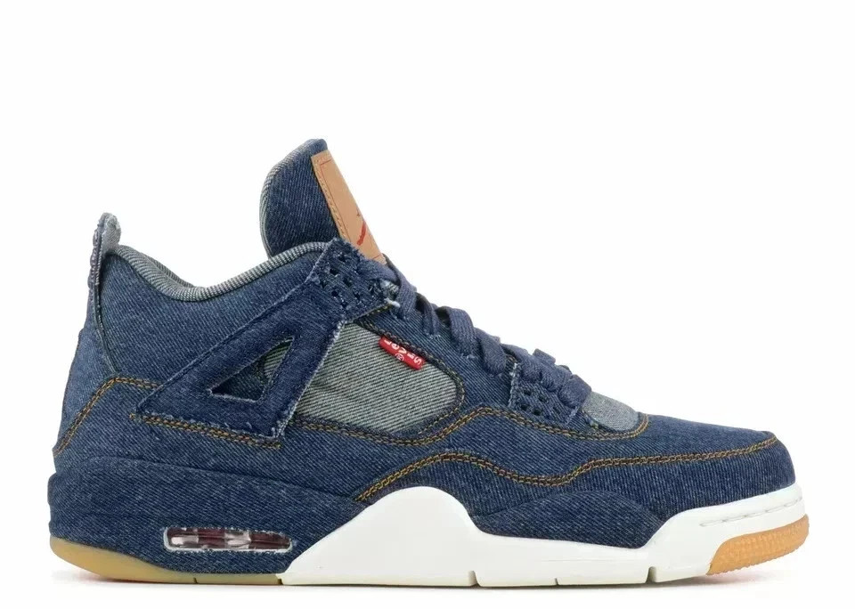 Jordan 4 Retro LEVIS DENIM 2018 - AO2571-401 Men's Size US 7-12 | eBay