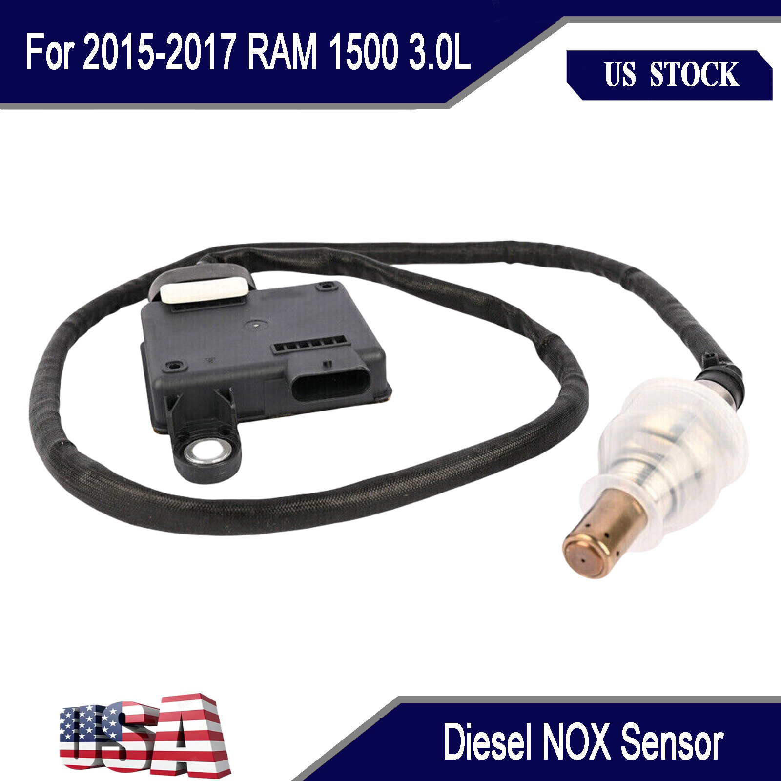 68250214AB Diesel NOX Sensor Nitrogen Oxide ﻿ For 2015-2017 RAM 1500 3 ...