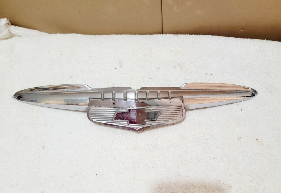 1951 Chevrolet Hood Emblem | Genuine | #18 | USA | Universal Fitment ...