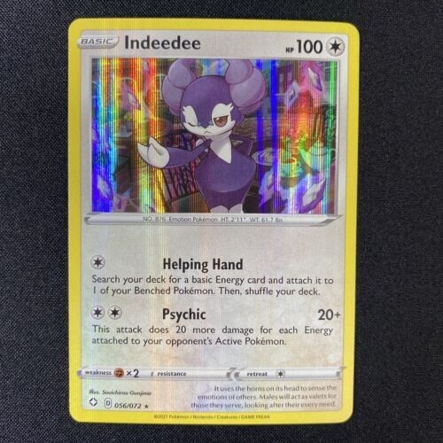 Indeedee Holo Rare Pokemon TCG Card 056/072 | eBay