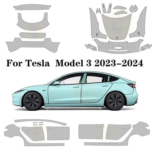 For 2017-2023 Tesla Model 3 Pre Cut Paint Protection Films Full Body | eBay