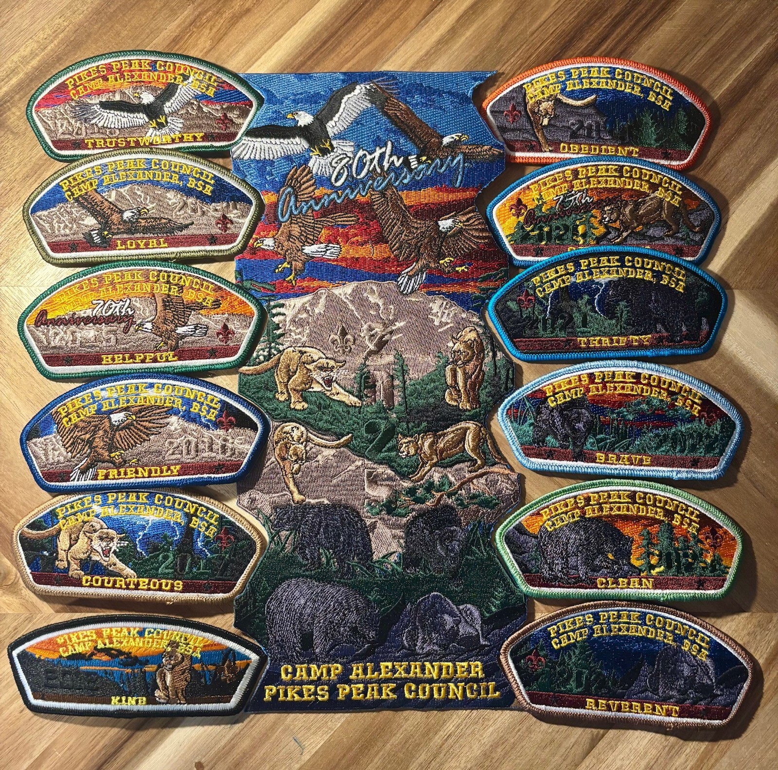 Collection of Pikes Peak Council Camp Alexander Recognition Patches | eBay