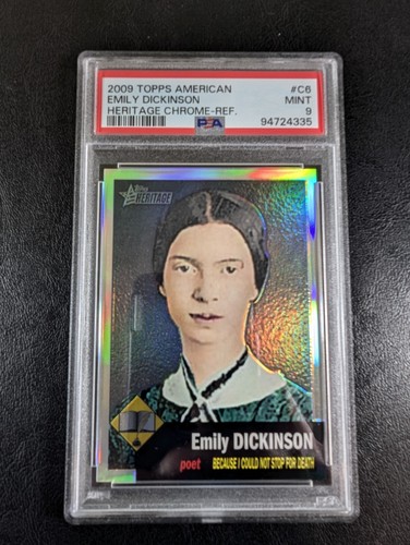 2009 Topps American Heritage Chrome Refractor /76 🔥 Emily Dickinson #C6 ...