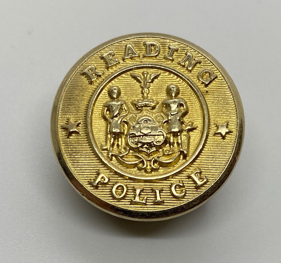 Reading Pennsylvania Police Button Jacob Reeds Philadelphia 1930 ...