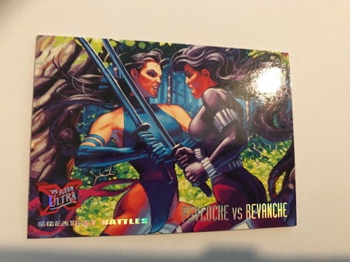 PSYLOCKE VS. REVANCHE #136 card : 1995 Fleer Ultra X-Men Marvel Comics ...
