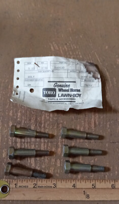 Set of 6 OEM Toro Bolt #7-0030 - NOS | eBay