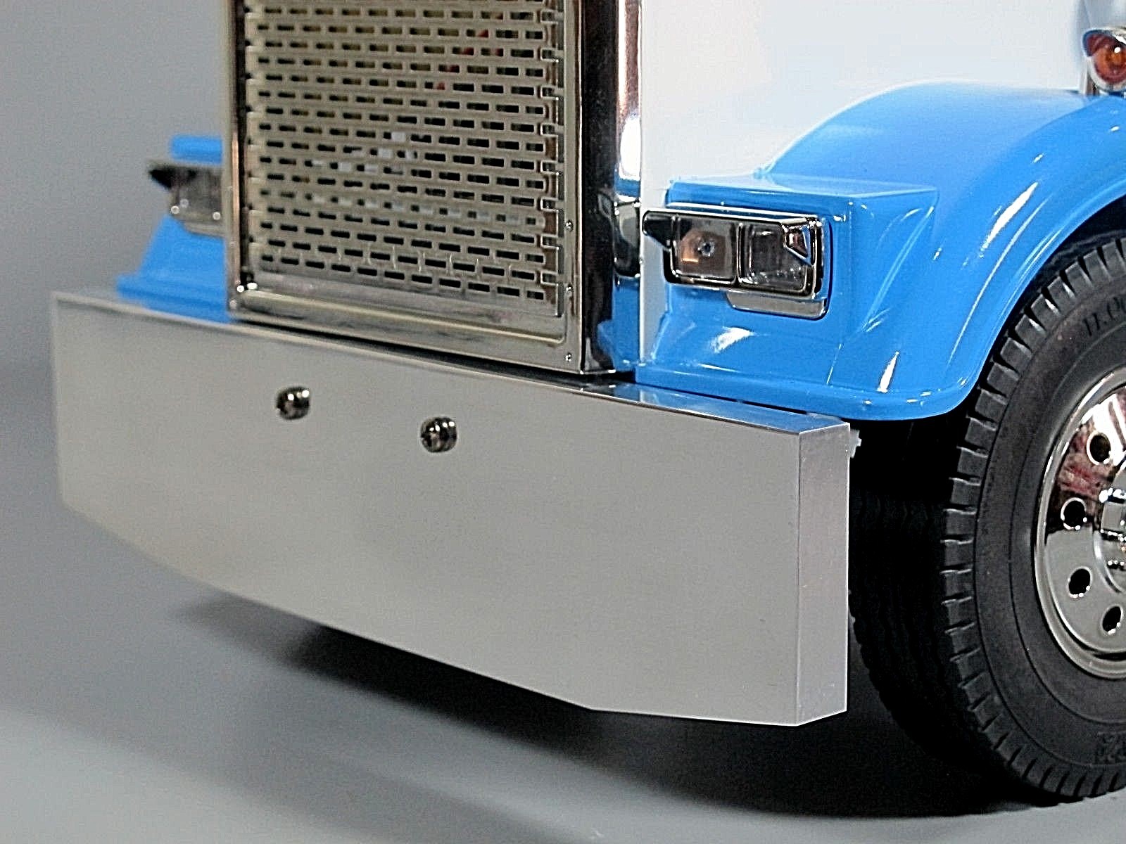Aluminum Front Bumper Tamiya 1/14 Semi King Knight Hauler Globeliner ...