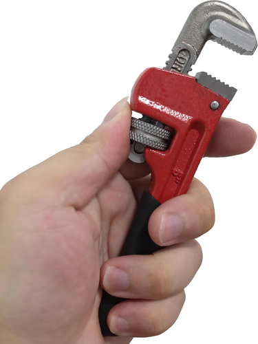 Small Pipe Wrench, 6 Inch Adjustable Plumbers Wrench Mini Plumbing ...