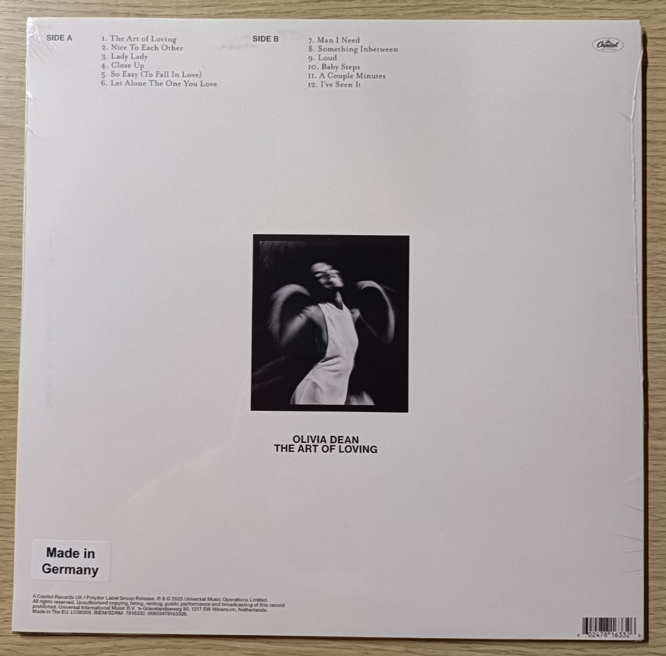 OLIVIA DEAN -THE ART OF LOVING - LP VINYL + SIGNED CARD - SIGILLATO ...
