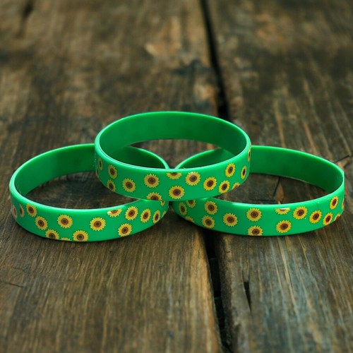 Hidden Disability Sunflower Silicone Wristbands | eBay