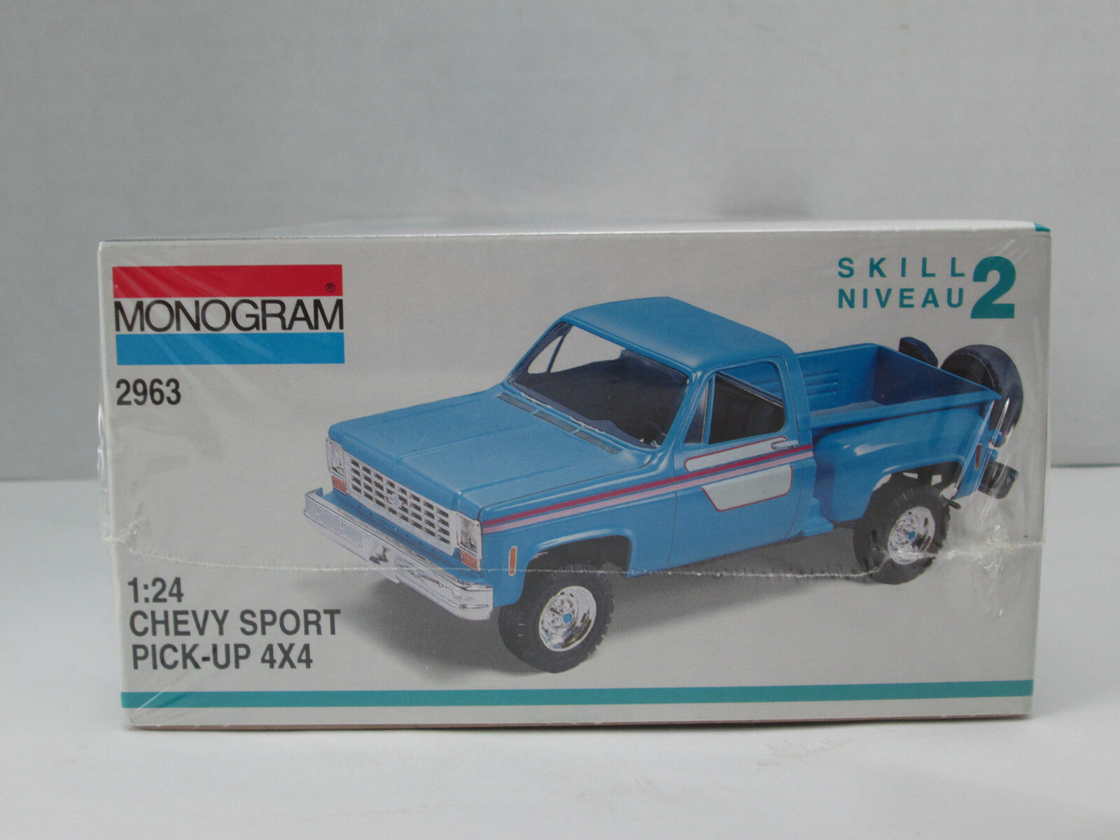 New NOS Sealed Monogram Chevy Sport Pick-up 4x4 Truck Model Car Kit ...