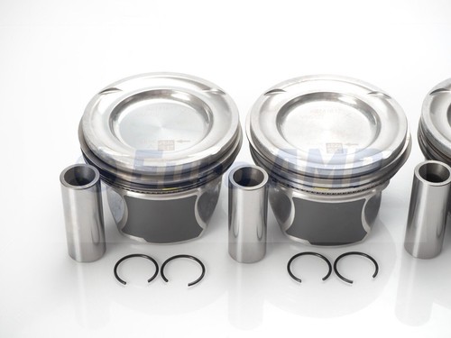 Mercedes Benz C300 E300 GLC300 Piston Set 4 2.0 I4 Turbo M274 Engine ...