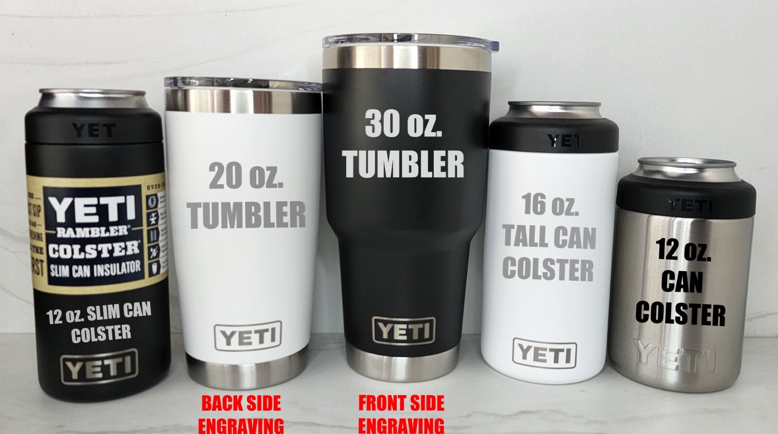 Ohio State Buckeyes YETI Laser Engraved 20 or 30 oz. Tumblers and ...