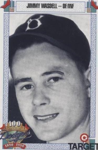 1990 Target Dodgers 100th Anniversary - Jimmy Wasdell #838 (RC) for ...