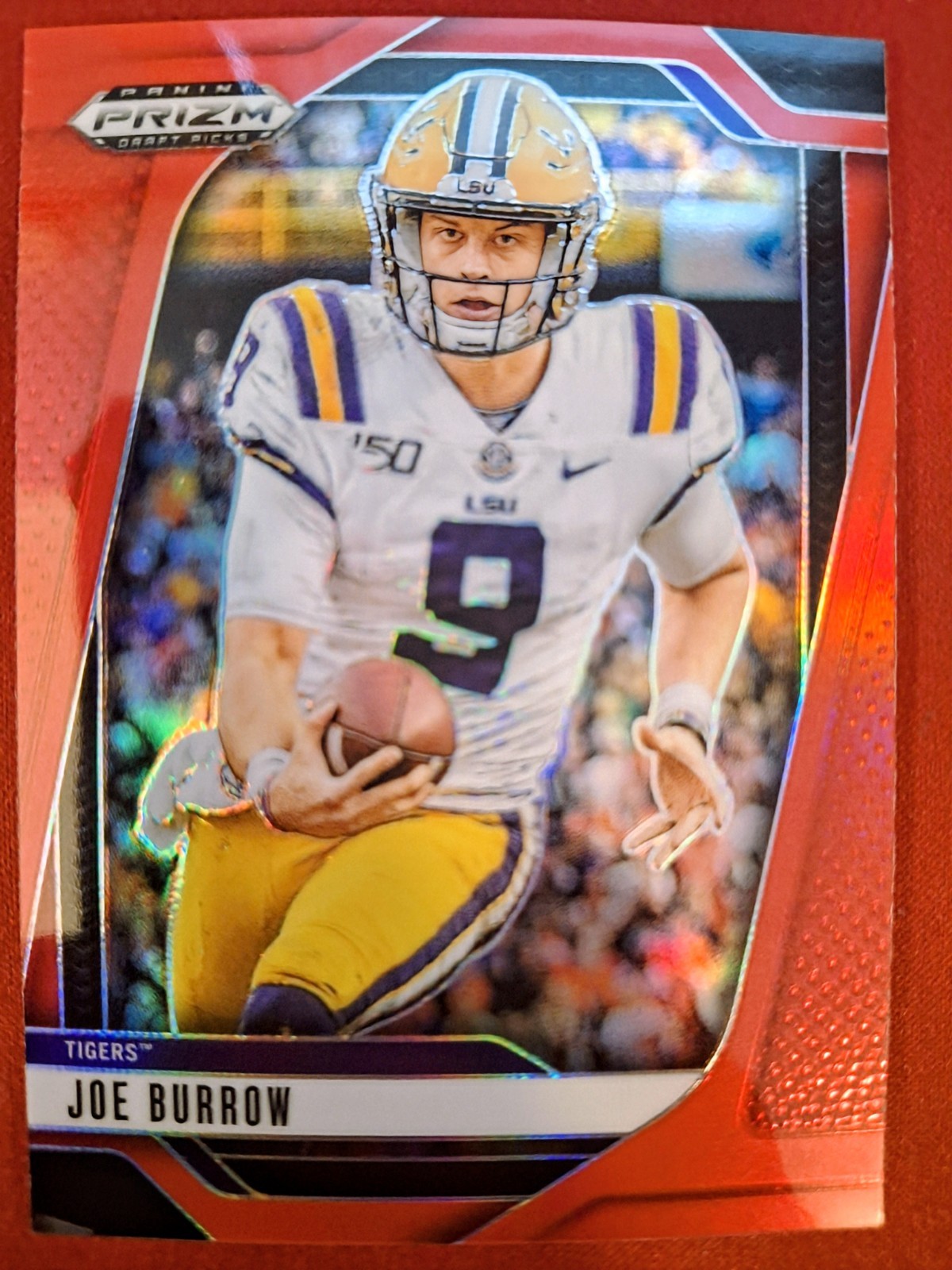 2025 Prizm Joe Burrow Draft Picks Red Football Card /399 | eBay