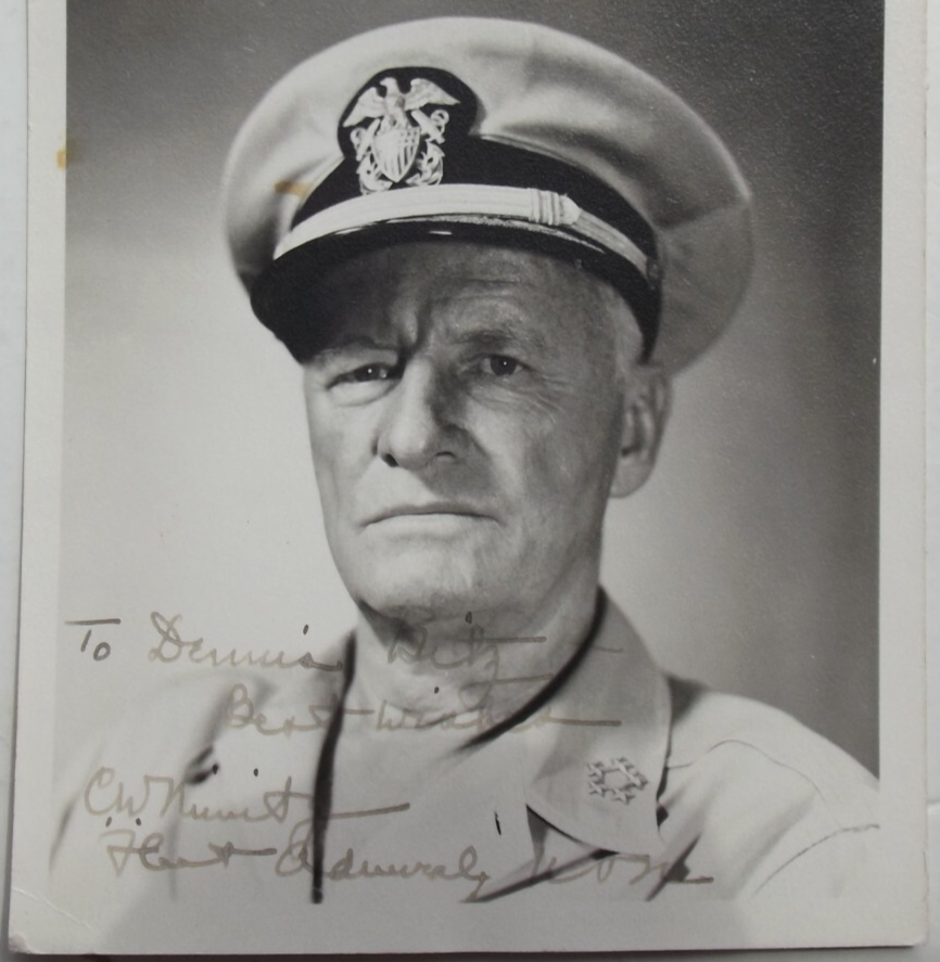 Fleet Admiral Chester Nimitz World War II Pacific Commander Signed ...