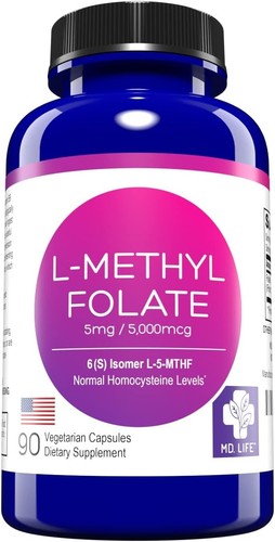 L-Methylfolate 5 mg - Active Folate 5 Mthfr Support Supplement ...