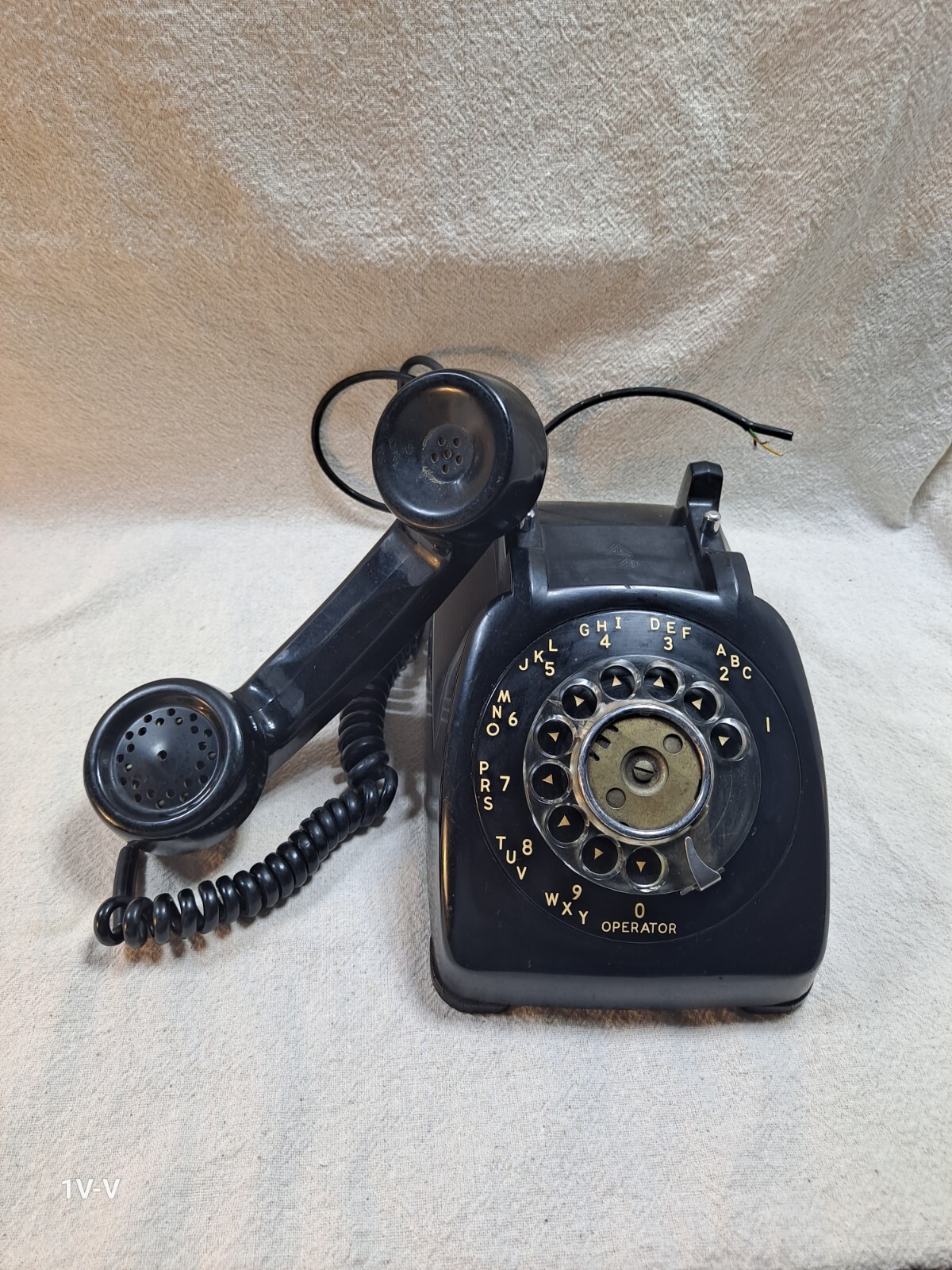 Vintage Phone 1963 Automatic Electric Monophone Blck Rotary Desk ...