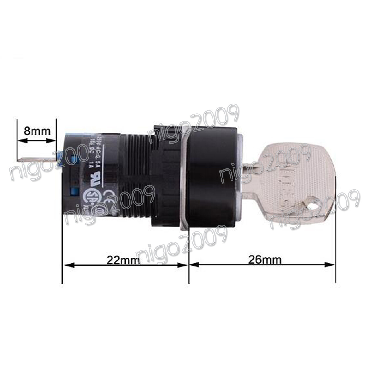 Key Switch Fit for Panasonic Teach Pendant G3 Robot Gear Switch 1-Year ...