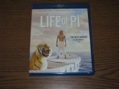 Life of Pi (Blu-ray/DVD, 2013, 2-Disc Set, No Digital Copy ...