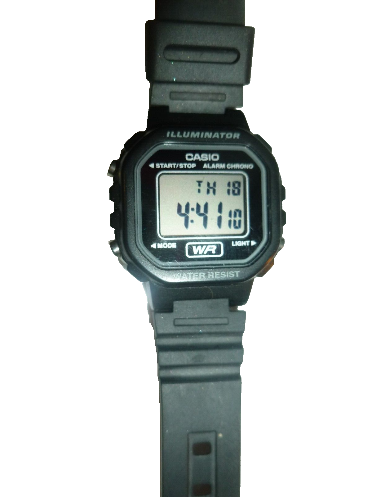 Casio Illuminator Quartz Black Resin WR Watch | eBay