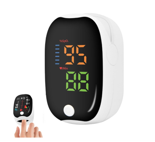 Non Invasive LED Blood Oxygen Meter,Upgraded Blood Oxygen Heart Rate ...