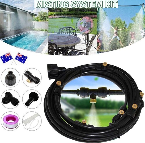 6-25M Outdoor Misting Cooling System Garden Patio Irrigation Water ...