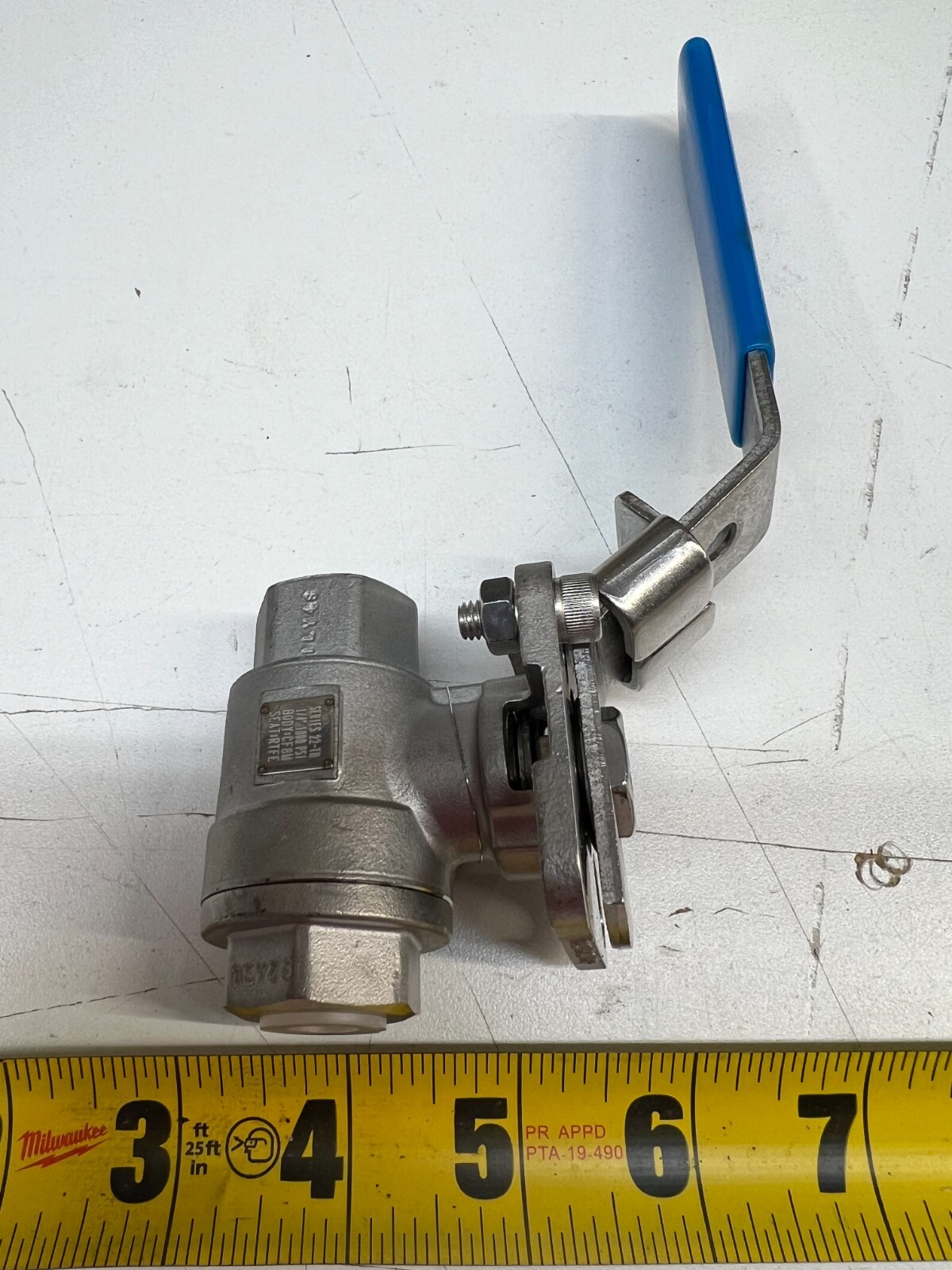 1/4" AT Controls Series 20 Ball Valve 316 SS NS20-TH-0025-XXX FNPT 1000 ...