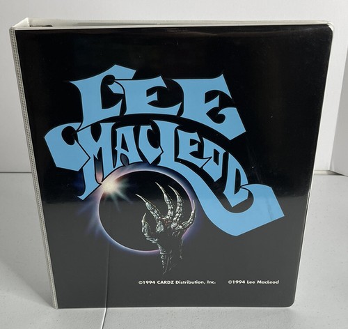Lee MacLeod Trading Card Collector’s Album & Card Lot W/ Promos ...