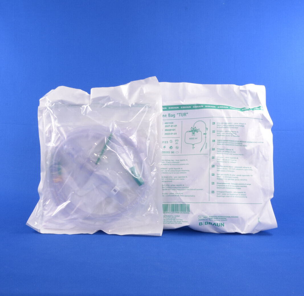 B.Braun Urinbeutel, 4000 ml TUR Urindrainagebeutel Steril, 4 Liter PZN ...