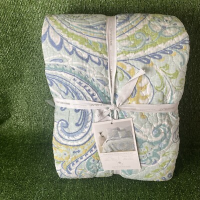 Levtex Home Timeless Collections King Size Cortona Paisley Quilt Set | eBay