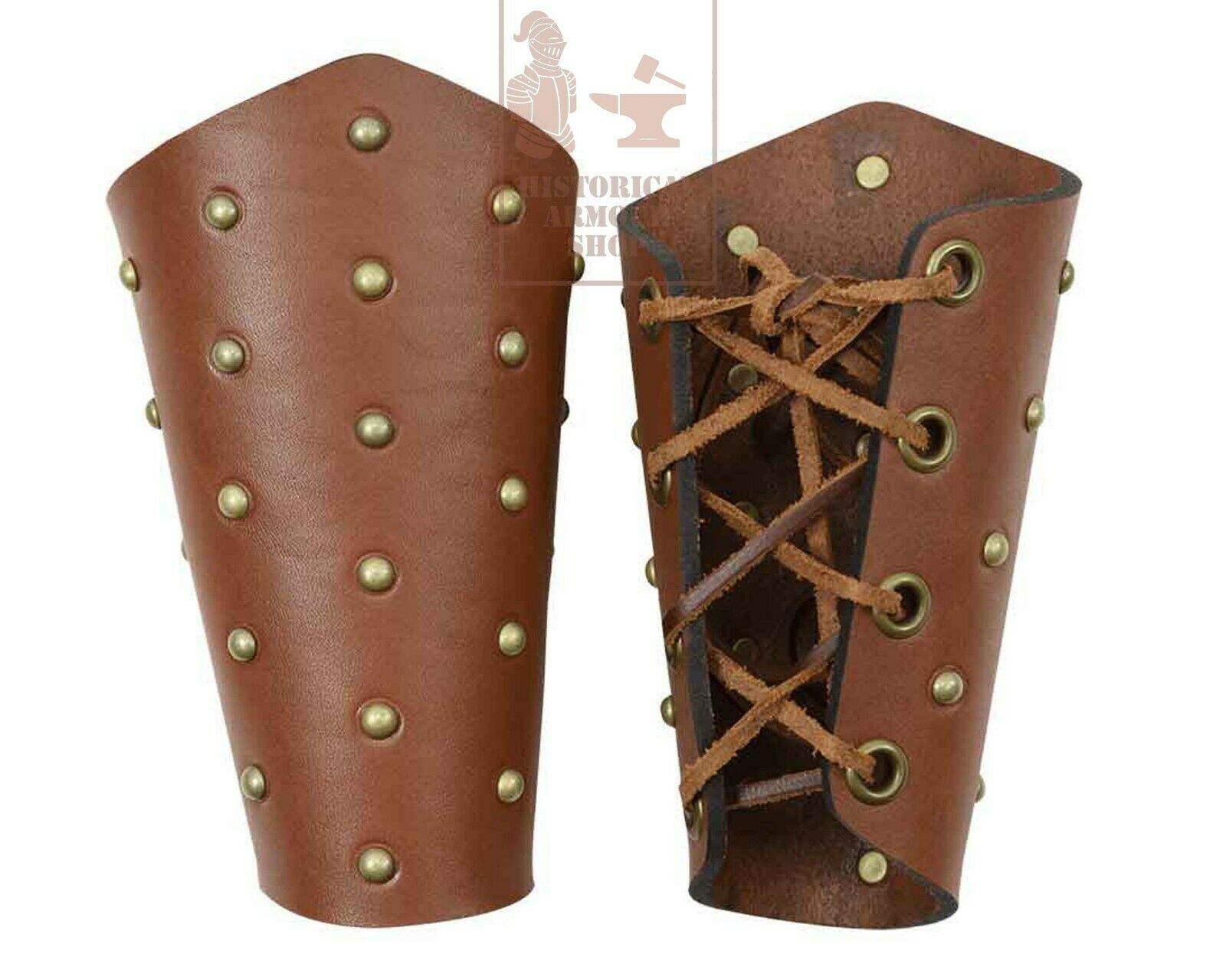 Halloween Viking cuir bras garde Vambraces GN reconstitution Costume ...