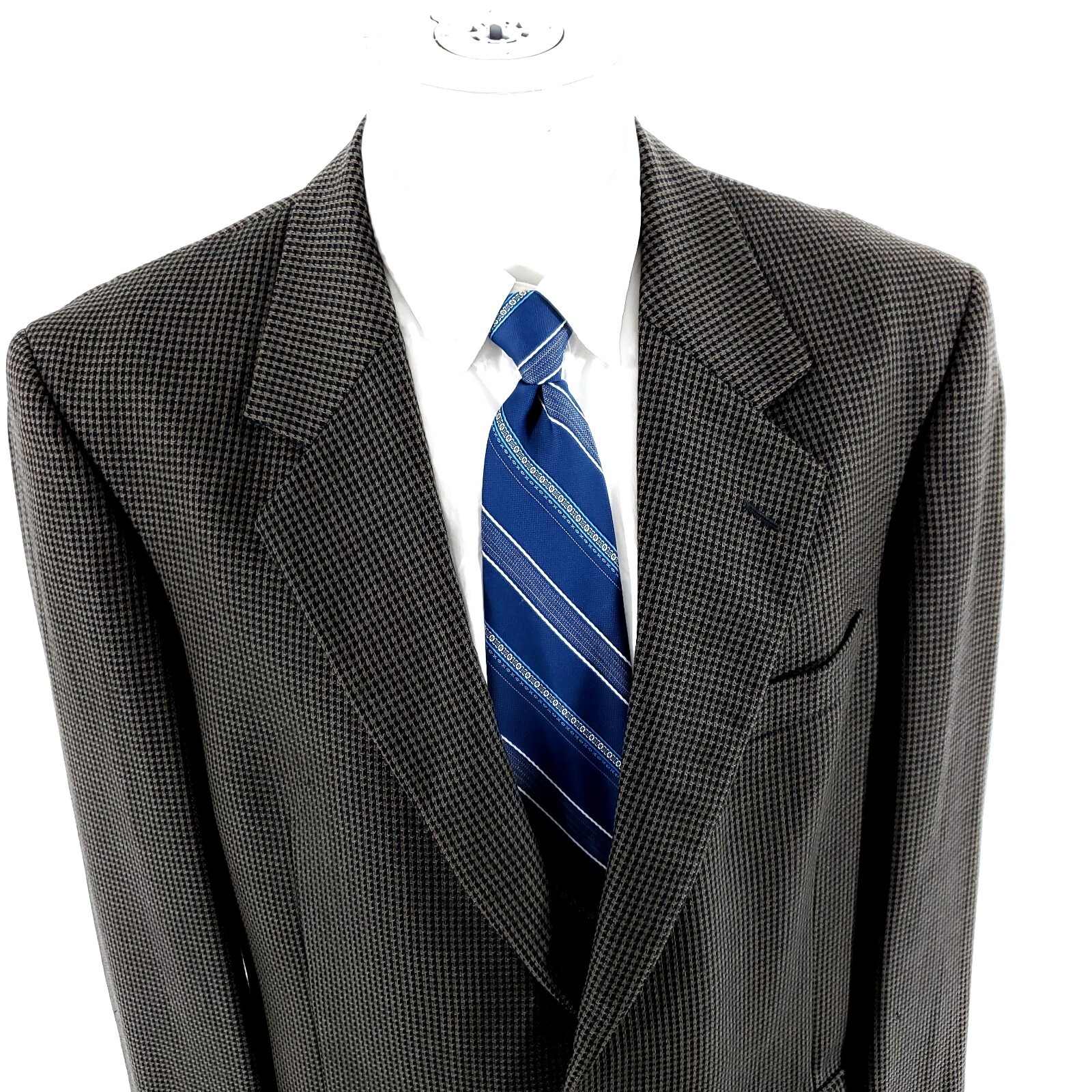 John Weitz Signature Textured Wool 2 Button Sport Coa… - Gem