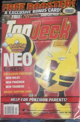 JANUARY 2001 Top Deck Magazine #14 POKEMON NEO GENESIS ELEKID MAGIC ...
