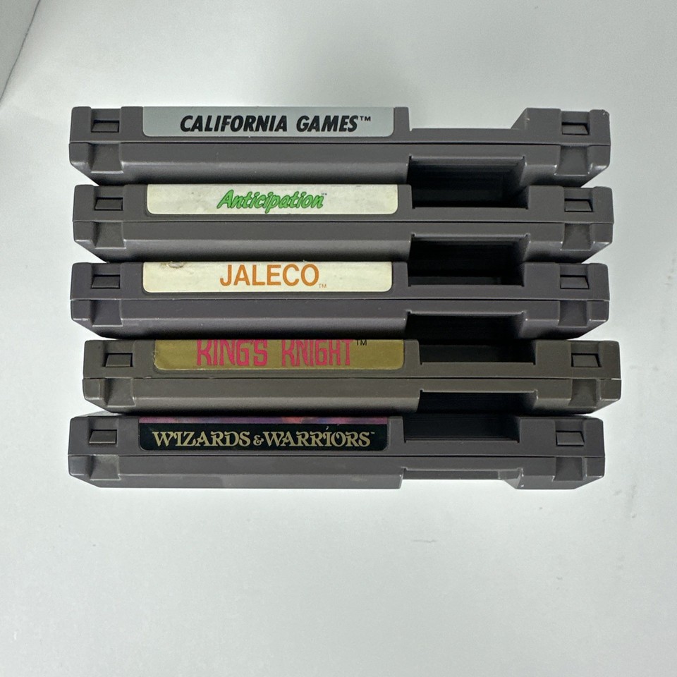 Vintage NINTENDO NES Game Lot - 5 Games- NES classics | eBay