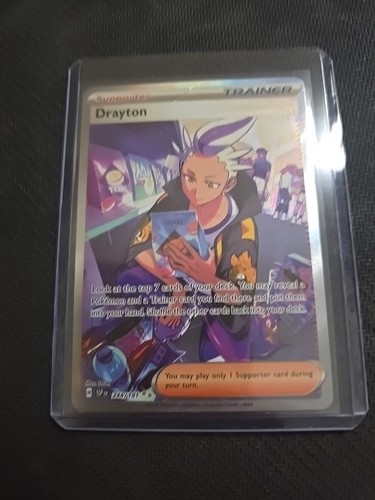 Drayton 244/191 SIR Special Illustration rare Pokemon Surging Sparks | eBay