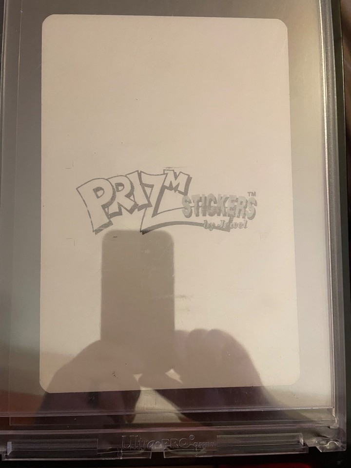 PRISM, 1985 JEWEL PRIZM, MICHAEL JORDAN 8.5" VENDING MACHINE STICKER ...