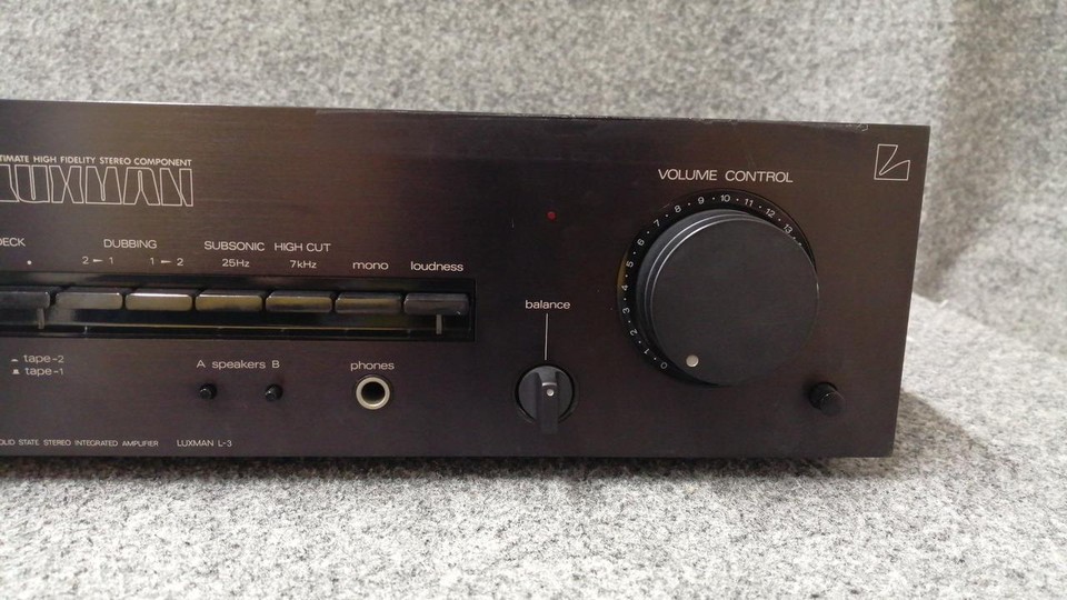 Luxman L-3 Stereo Integrated Amplifier Good Condition Used | eBay
