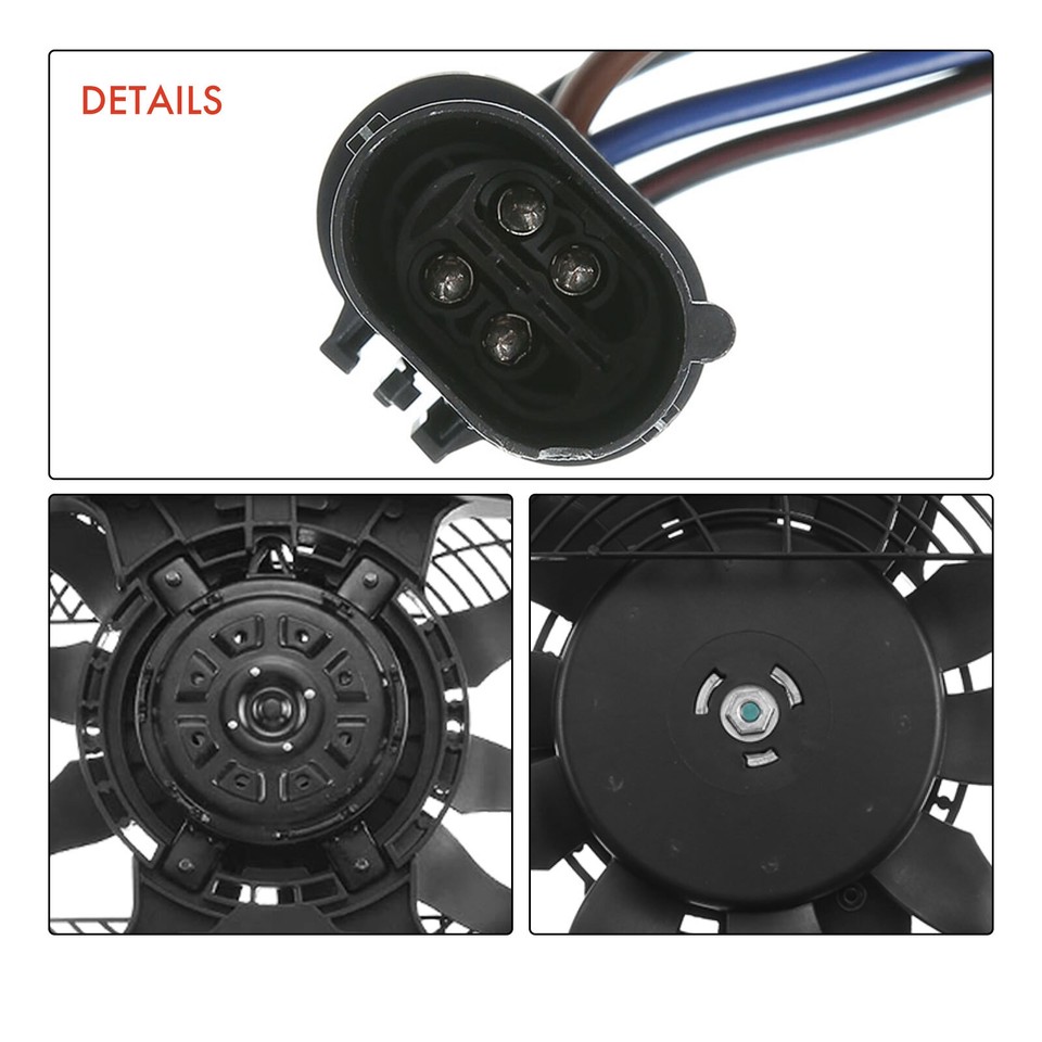 Radiator Cooling Fan for BMW E39 520i 523i 528i 535i 540i 95-03 ...
