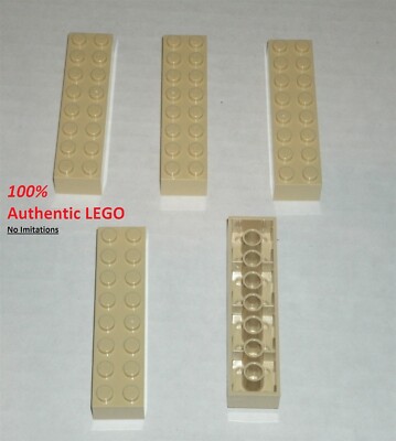 LEGO NEW 2x8 Tan Brick (5x) 6037398 Brick 3007 | eBay