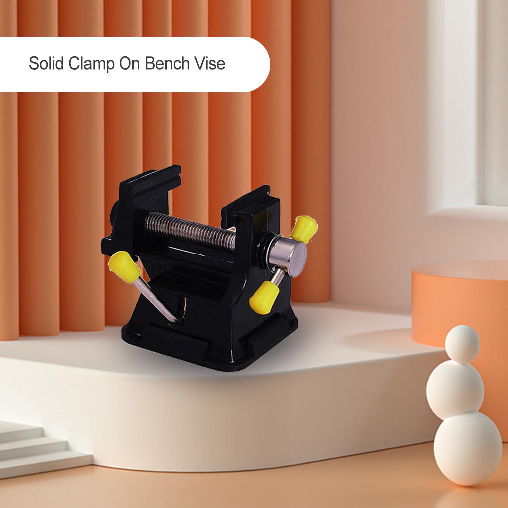Mini Adjustable Bench Vise with Suction Cup Table Clamp Accessory | eBay