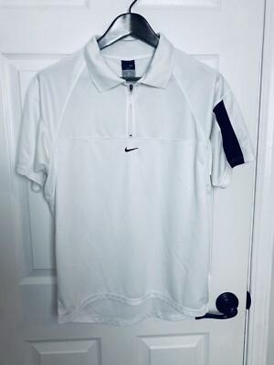 Nike Roger Federer RF 2004 Wimbledon Polo Tennis Shirt Medium Agassi ...