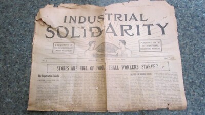 1919-INDUSTRIAL SOLIDARITY PAPER-THE NEWSPAPER OF THE REVOLUTIONARY ...