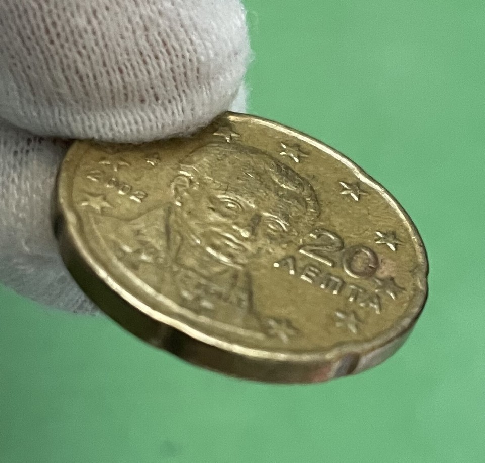 2002 GREECE 20-CENT EURO – AENTA (LEPTE) - VERY GOOD CONDITION! | eBay